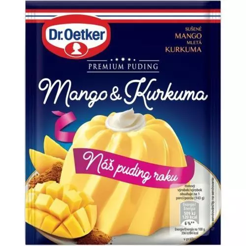 Dr.Oetke premium puding mango a kurkuma 40g