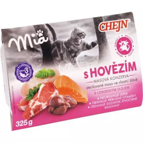 Chejn Mia konzerva hovězí 325g