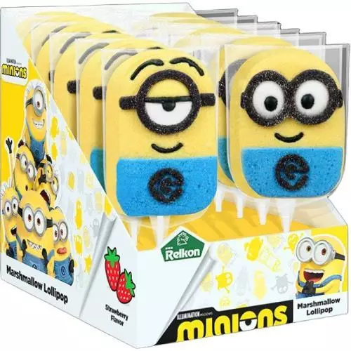 Relkon marshmallow lollipop minions /12/ 45g