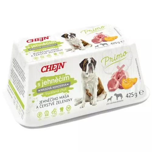 Chejn primo konzerva jehněčí s dýní p 425g