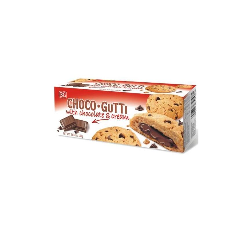 BG sušenky kakaové Choco Gutti 160g